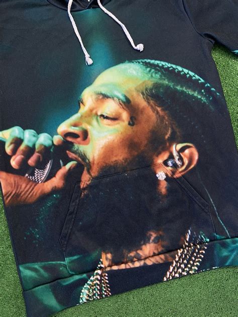 Band Tees Nipsey Hussle Hoodie Big Print Grailed