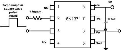 6n137 Photocoupler Datasheet Pinout And Circuit 44 Off