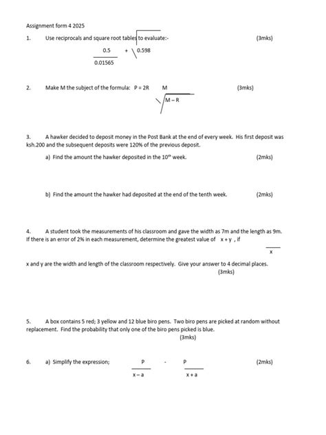 Mathematics Assignments Pdf Geometry Euclidean Geometry