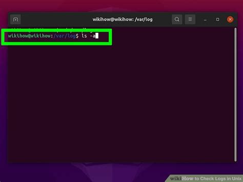 how to check logs in unix systems