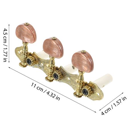 2 Rows Guitar Tuning Keys Peg Tool Universal Electric Tools String
