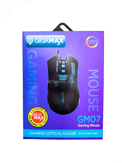 Gigamax Gm07 Gaming Optical Mouse 6 Function Keys Price From Kcsstore