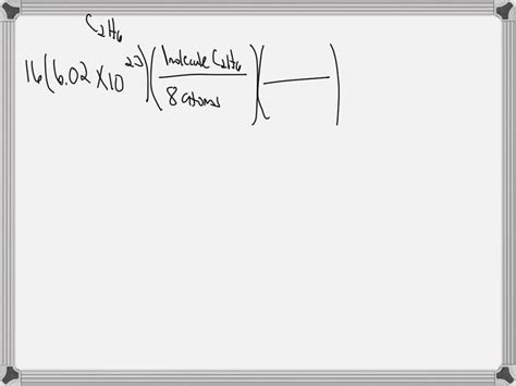 Solved A Sample Of Ethane C2h6 Contains A Total Of 16n Atoms Where