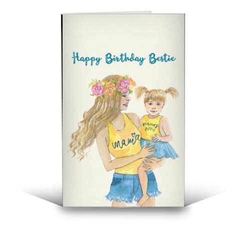 Happy Birthday Mom From Daughter Card