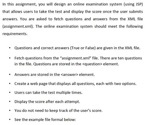 Solved In This Assignment You Will Design An Online Chegg