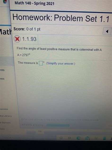 Solved Math 140 Spring 2021 Homework Problem Set 1 1