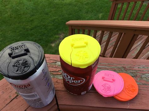 Sswi 2pk Soda Can Covers Soda Pop Tops Beer Can Lid Beverage Covers