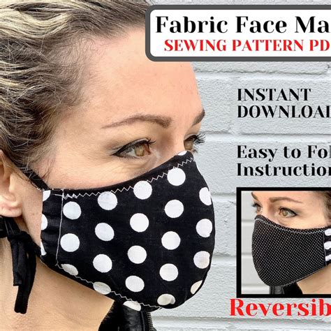 Face Mask Pattern Etsy
