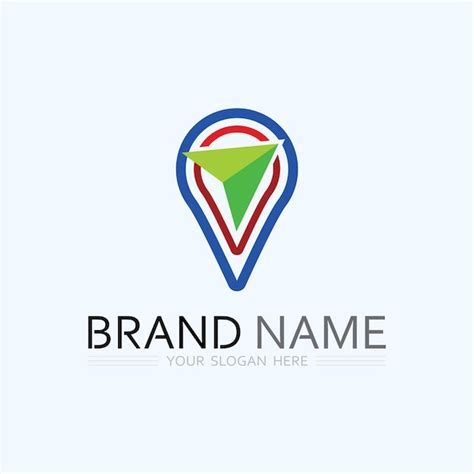 Le Logo Gps Et Map Le Navigateur Le Signe De Localisation Le Symbole