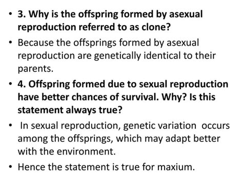 Reproduction In Organism NCERT Question And Answer By Mohanbio2013 PPT