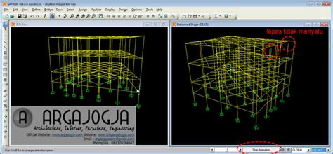 Cara Cek Koneksi Joint Struktur Model Sap2000 Argajogjas Blog