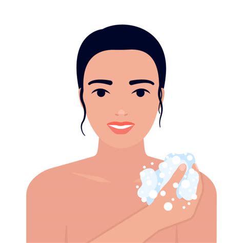 Woman Hand Water Shower Illustrations Royalty Free Vector Graphics
