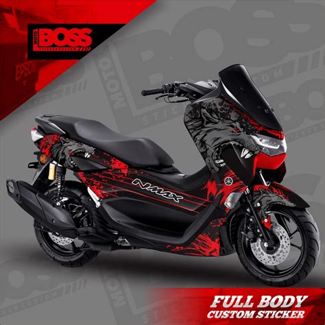 Jual Decal Sticker Stiker Nmax Full Body New Nmax Motif Wolf Shopee Indonesia