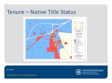 The Native Title Process Land Tenure And Mapping