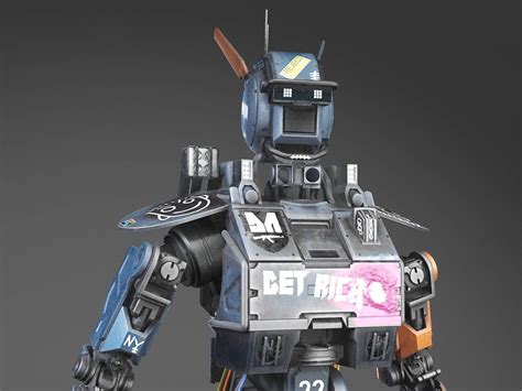 Chappie Robot 3d Model By Squir