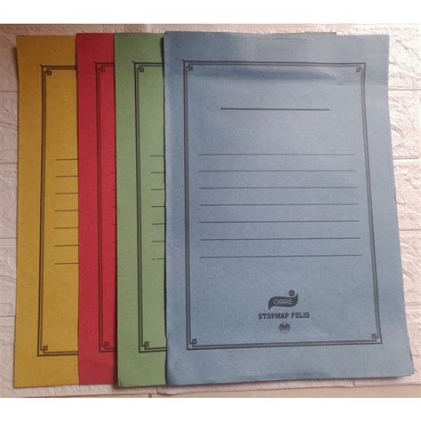 Stopmap Folio Colorful School And Office Paper Map Shopee Philippines