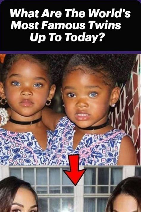 What Are The World S Most Famous Twins Up To Today Artofit