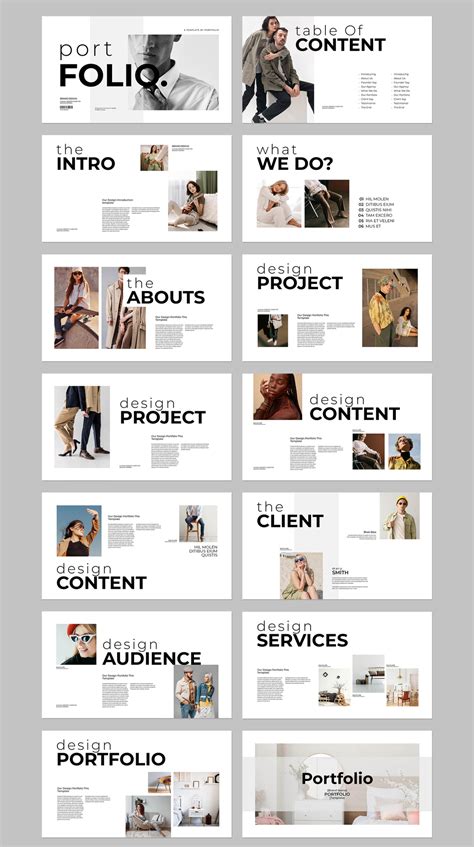 Create A Stunning Portfolio Presentation With This Minimalist Template