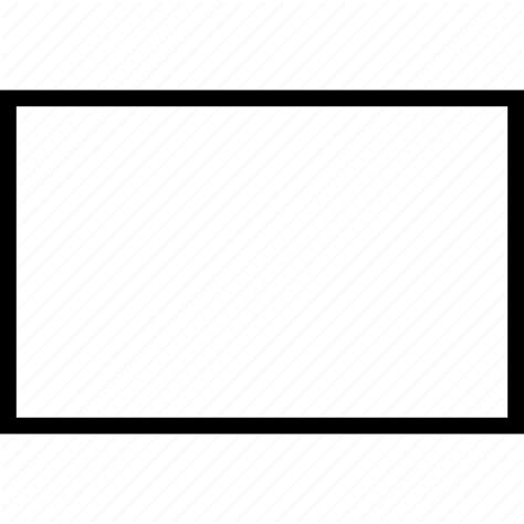 Rectangle Shape Icon Download On Iconfinder On Iconfinder