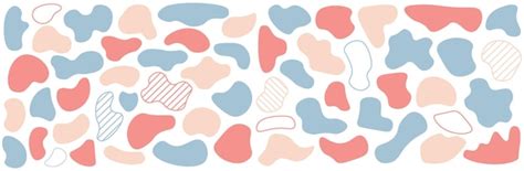 Premium Vector Abstract Blotch Shape Liquid Shape Elements Set Of Modern Graphic Elements