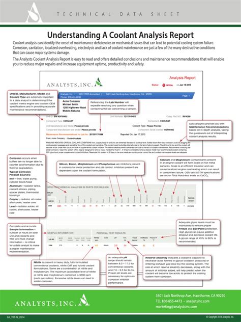Pdf Tds Ai Understanding A Coolant Analysis Report Dokumentips