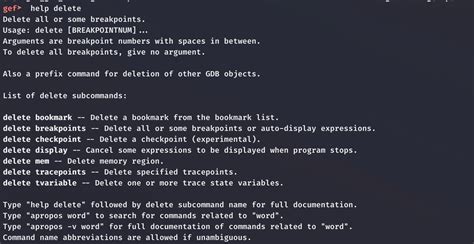 Inconsistent Colouring In Help Command Issue 802 Hugsy Gef GitHub