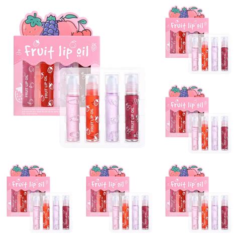 Rolling Lip Oil Four Sets Of Boxes Moisturizing Moisturizing Liquid
