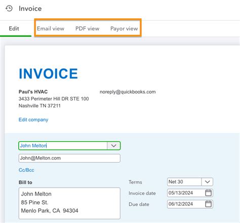 How To Create And Send Invoices In QuickBooks Online