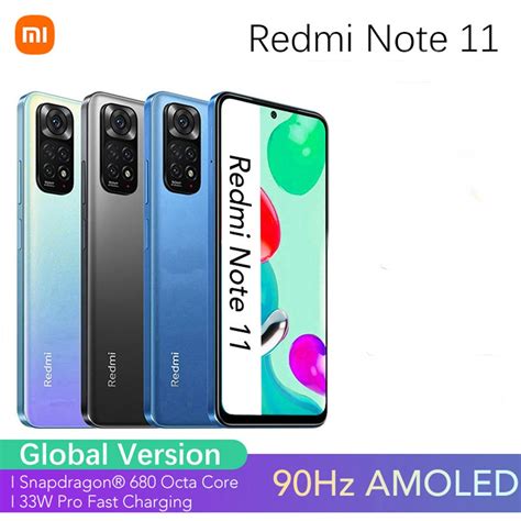 Celular Redmi Note 11 128gb 6gb RAM ou 4gb RAM Versão Global Shopee Brasil