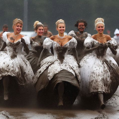 Wedding Dress Mud And Rain Selfie By Chryslerfire On Deviantart
