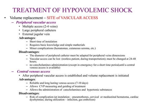 4 Hypovolemic Shock Ppt