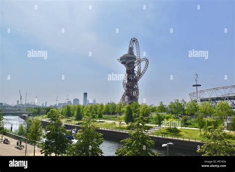 The Arcelormittal Orbit Observation Tower At The Queen Elizabeth