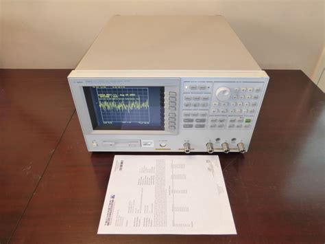 Agilent Hp 4395a 10hz 500mhz Rf Network Spectrum Impedance