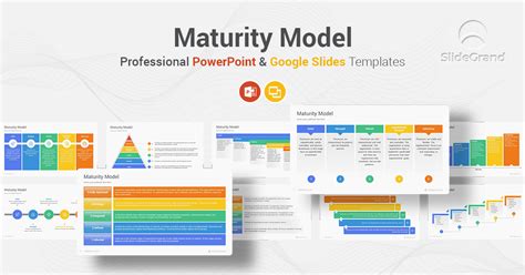 maturity model powerpoint template designs slidegrand