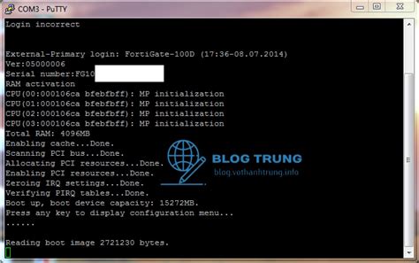 Cách Reset Password Fortigate Firewall Không Mất Cấu Hình Phá Mật Khẩu