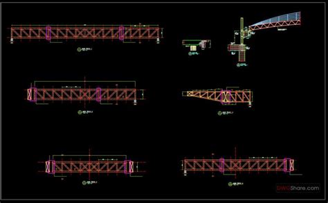 Steel Structure Cad Drawings Downloadable In Dwg Files