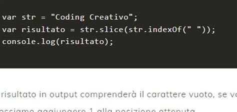 Slice In Javascript Estrarre Una Sottostringa In Javascript