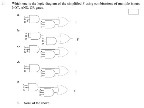 Solved Given The Following Boolean Function In Chegg