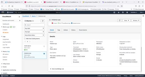 Solved How Do I Associate A Cloudwatch Alarm With An Ec2 Instance