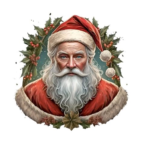 Diseño del logotipo de la camiseta de navidad generado por ai Vector Premium