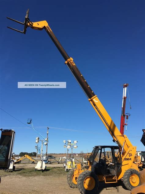 Jcb Loadall 508c Telescopic Forklift 8000 Lb Lift Diesel Sky Trak Track