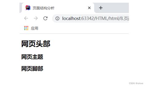 页面结构分析和iframe内联框架iframe框架的网页结构 Csdn博客