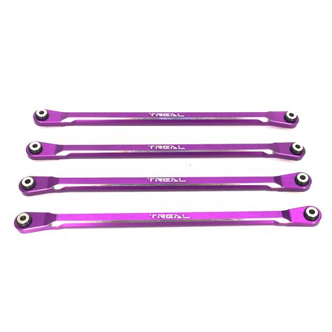 Treal Scx6 Lower Links Set 4 Aluminum 7075 Standard Length