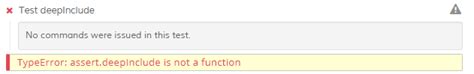 assert deepinclude is not a function update chai to 4 1 2 · issue