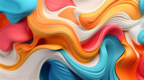 Premium Ai Image Abstract Shape Background