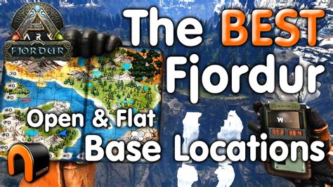 Ark Fjordur Best Base Locations Youtube