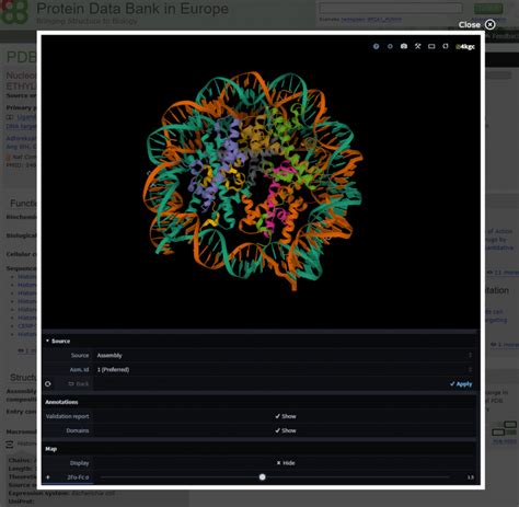 3d Visualisation Of A Pdb Entry Pdbe