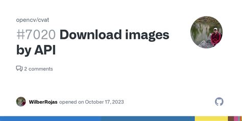 Download Images By Api · Issue 7020 · Opencvcvat · Github