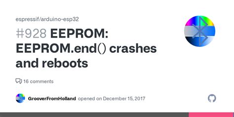 Eeprom Eepromend Crashes And Reboots · Issue 928 · Espressif