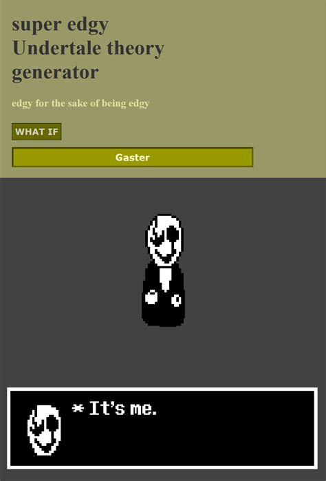 Gaster Rundertale
